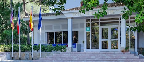 Entrada do alojamento
