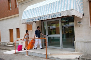 Entrada do alojamento