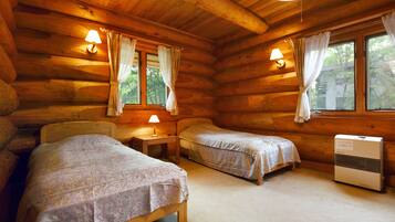 Cabana de Madeira Deluxe | 3 quartos, Wi-fi grátis, roupa de cama fornecida