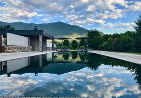 Piscina exterior sazonal 