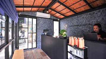 Quiosque de check-in/check-out