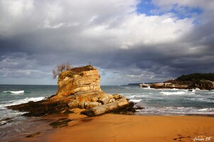Perto da praia, areia branca, 15 bares na praia 
