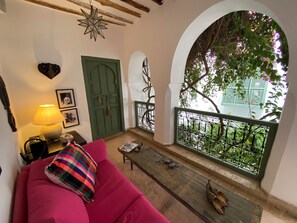 Quarto casal superior, 1 cama de casal | Vista do quarto