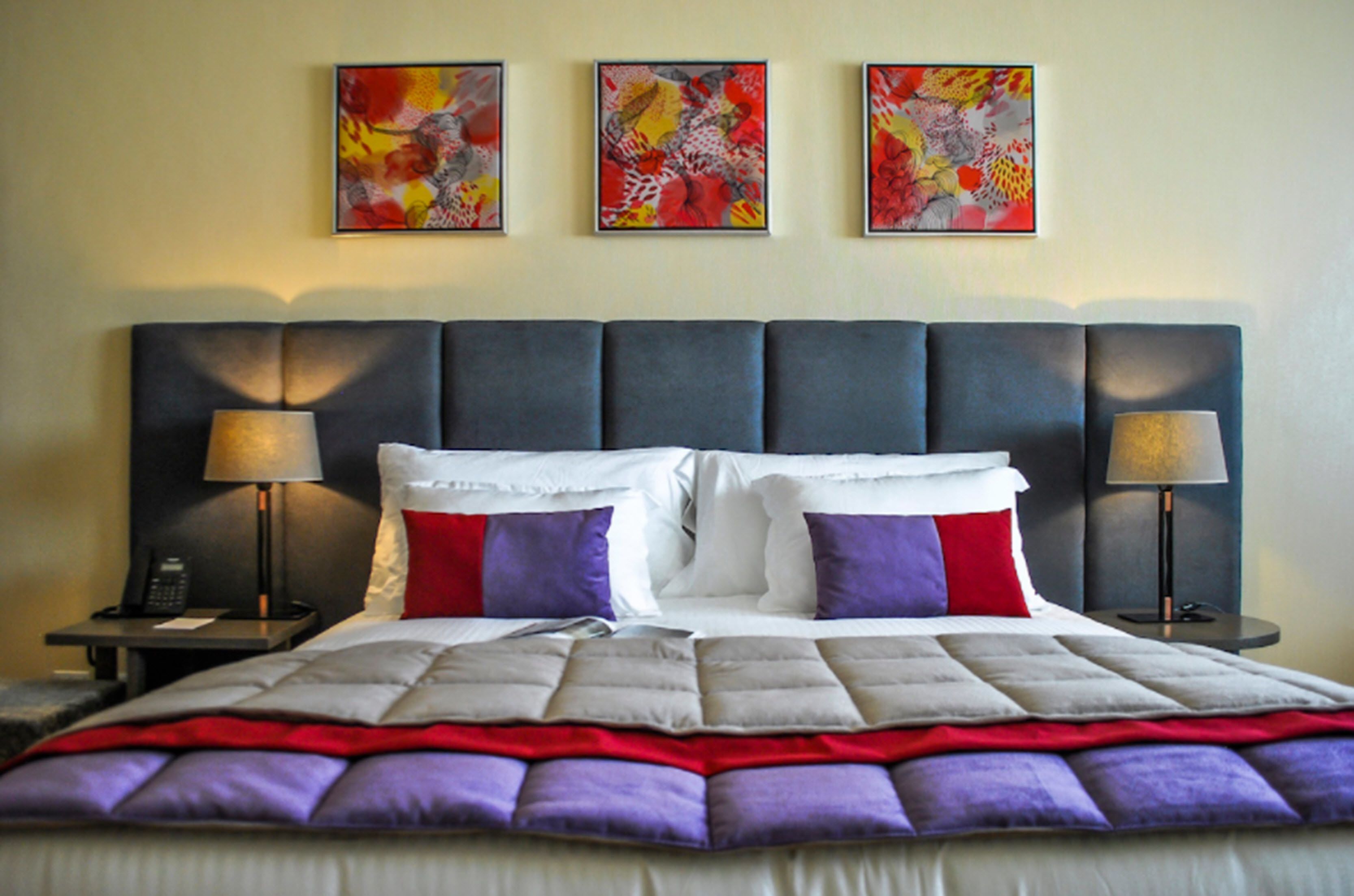 Roupa de alta qualidade, edredões de penas, camas de colchão pillowtop 