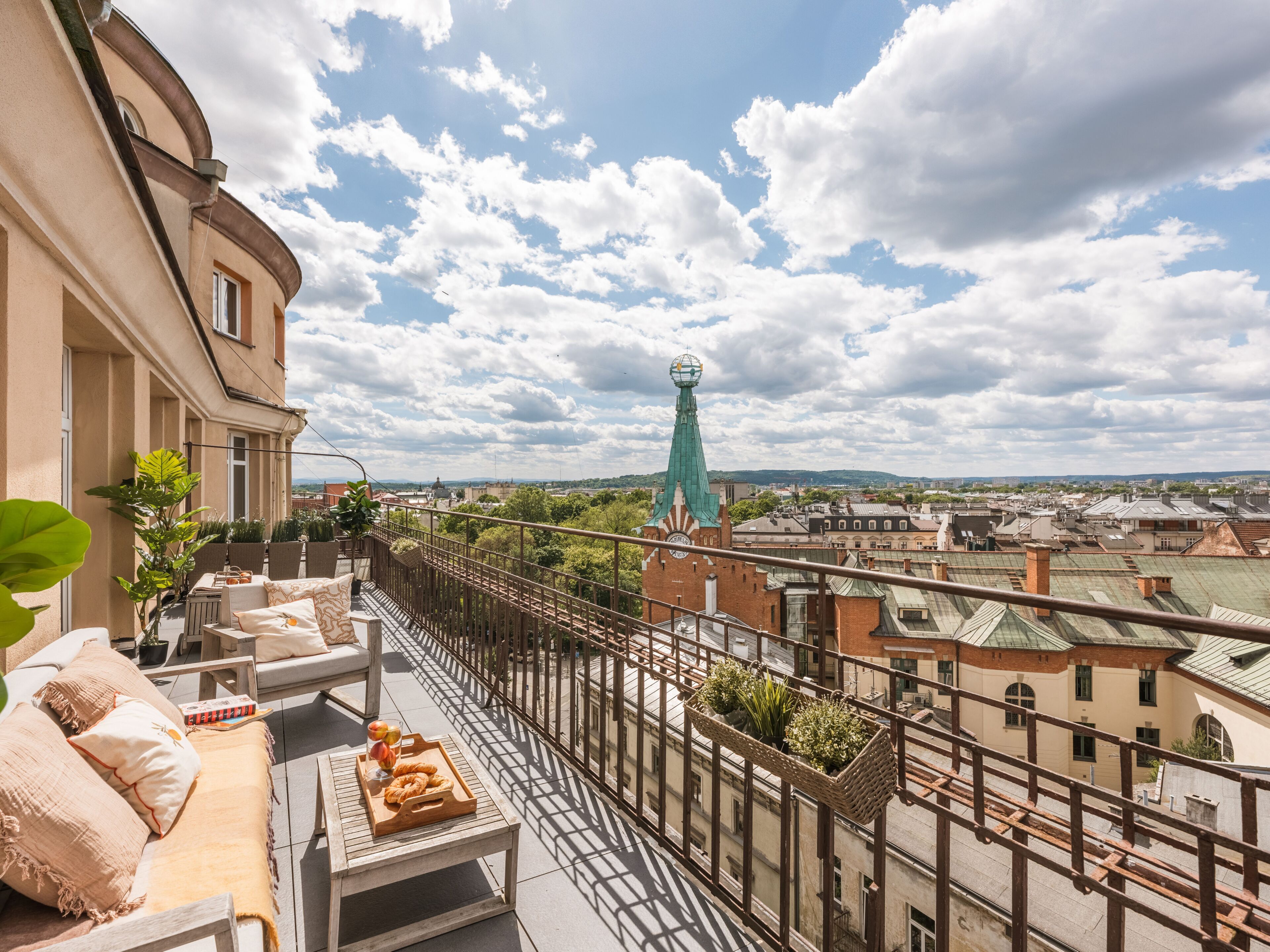 Iconic Sunset Penthouse 115 sqm (Rynek Kleparski 4 Street) | Terraço/pátio
