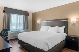 Quarto standard, 1 cama King, para não fumantes | Roupas de cama premium, escrivaninha, cortinas blackout