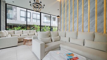 Sala de estar do lobby