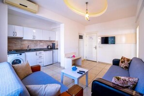 Apartamento Familiar, varanda | Sala de estar | Televisor LCD, piso aquecido 