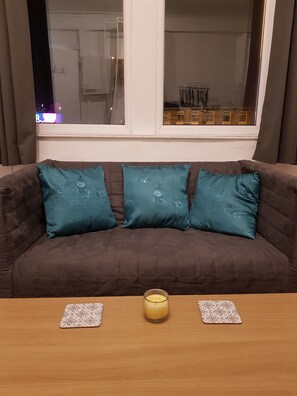 Suite-Estúdio (Flat 3) | Roupa de alta qualidade, quartos insonorizados, ferro/tábua de engomar