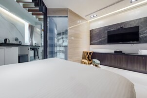 Quarto superior, 1 quarto | 1 quarto, roupas de cama premium, edredons de pluma