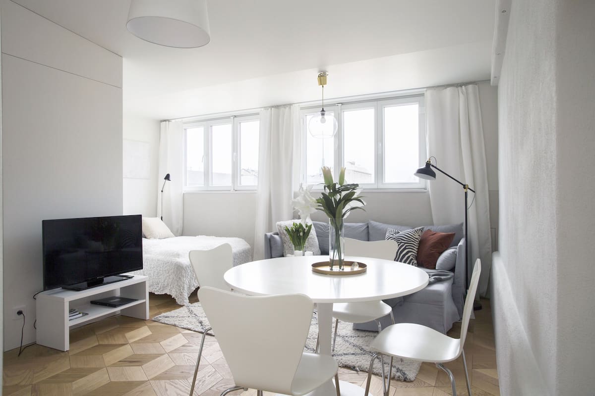 Cobertura luxo | 1 quarto, escrivaninha, ferros/tábuas de passar roupa, Wi-Fi de cortesia