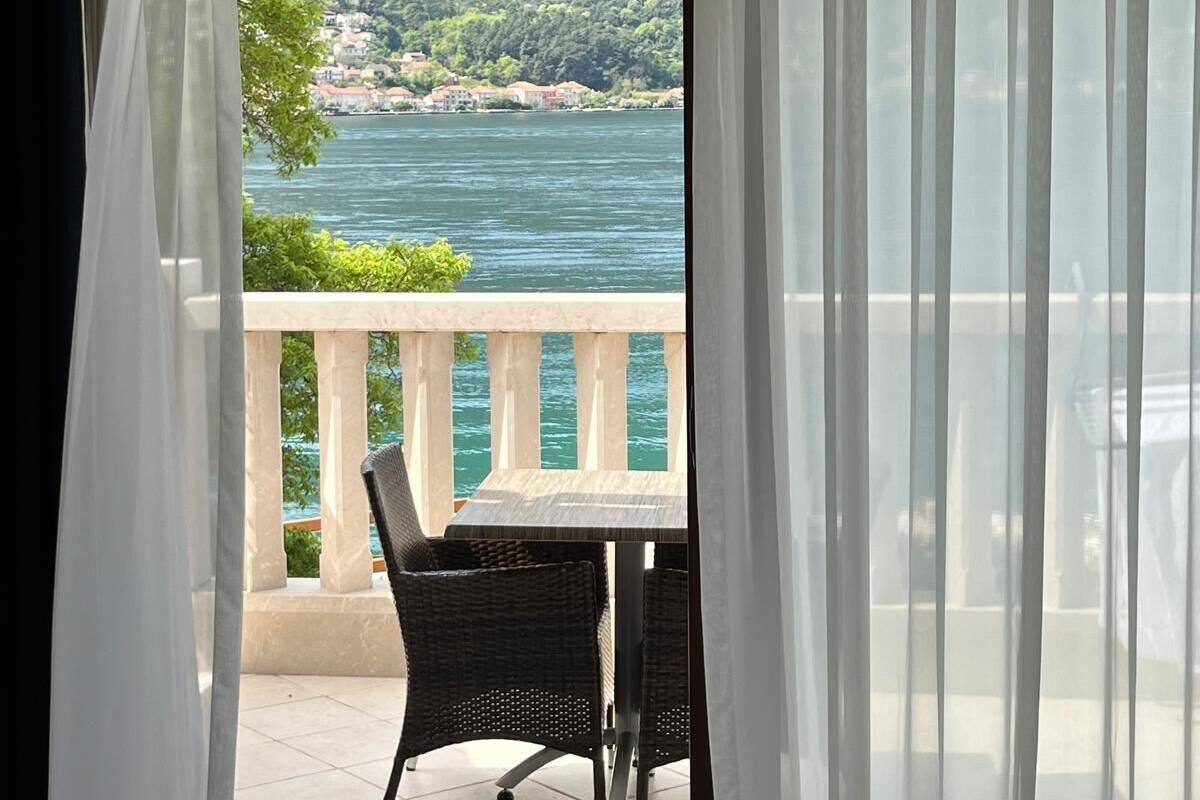 Estúdio Comfort, vista para o mar | Varanda