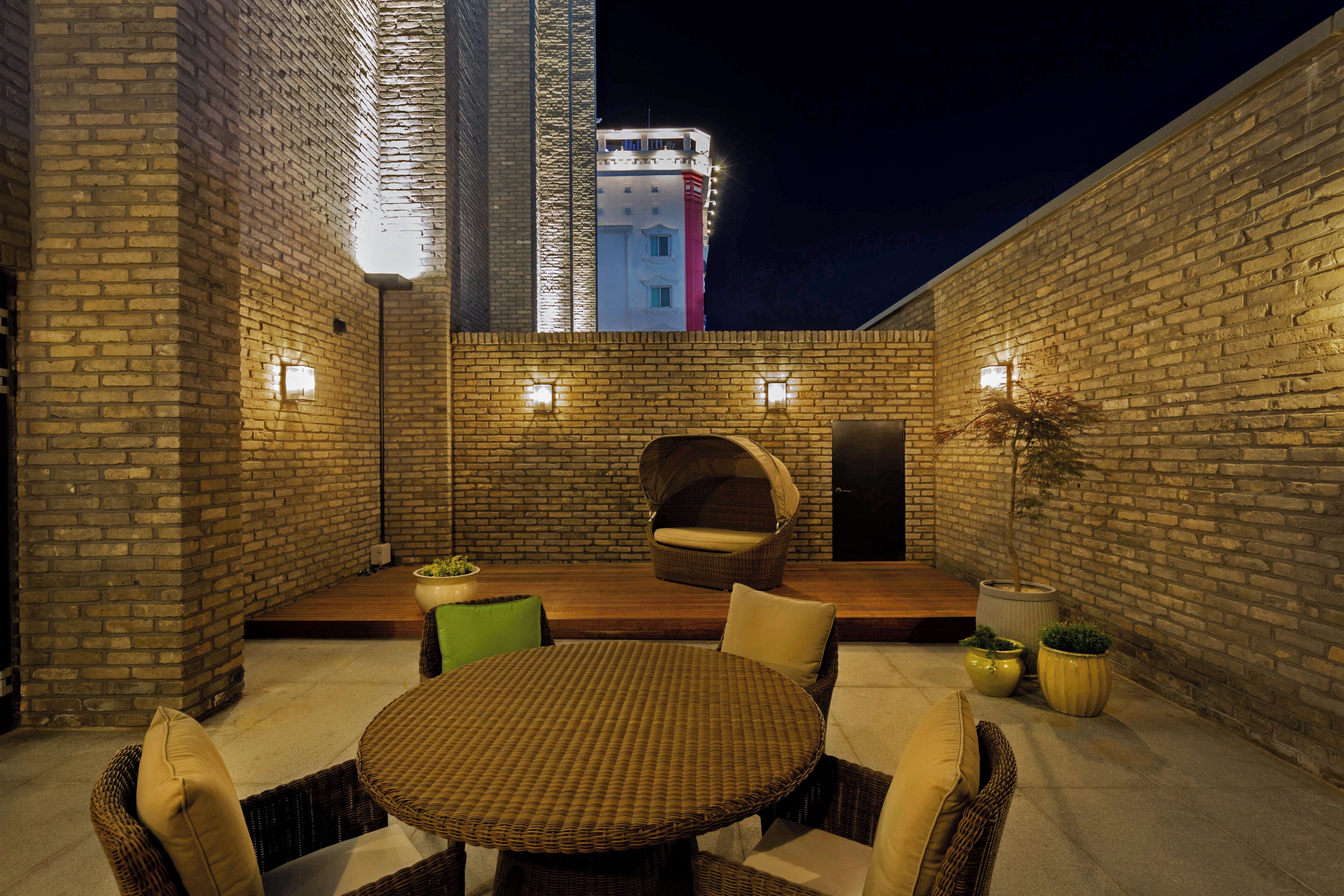 Quarto Duplo, terraço | Terraço/pátio interior