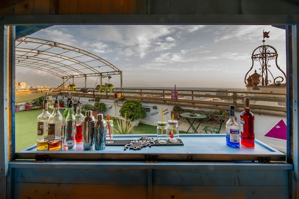 Terraço no piso superior