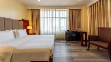Suite Executiva, 1 quarto | Cofre no quarto, quartos insonorizados, ferro/tábua de engomar
