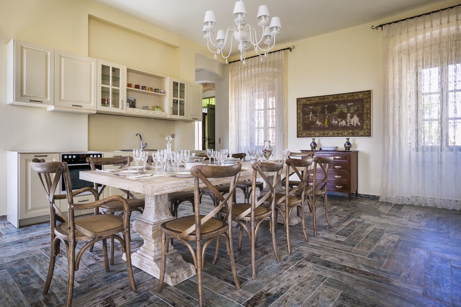 Villa Deluxe, piscina privativa, vista para o mar | Cozinha privada | Um frigorífico/congelador grande, um micro-ondas, um forno 