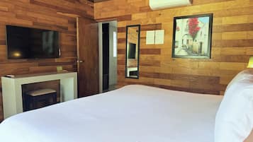Cabana luxo, vista para o jardim | Roupas de cama antialérgicas, edredons de pluma