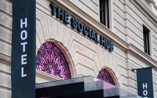 Entrada do alojamento