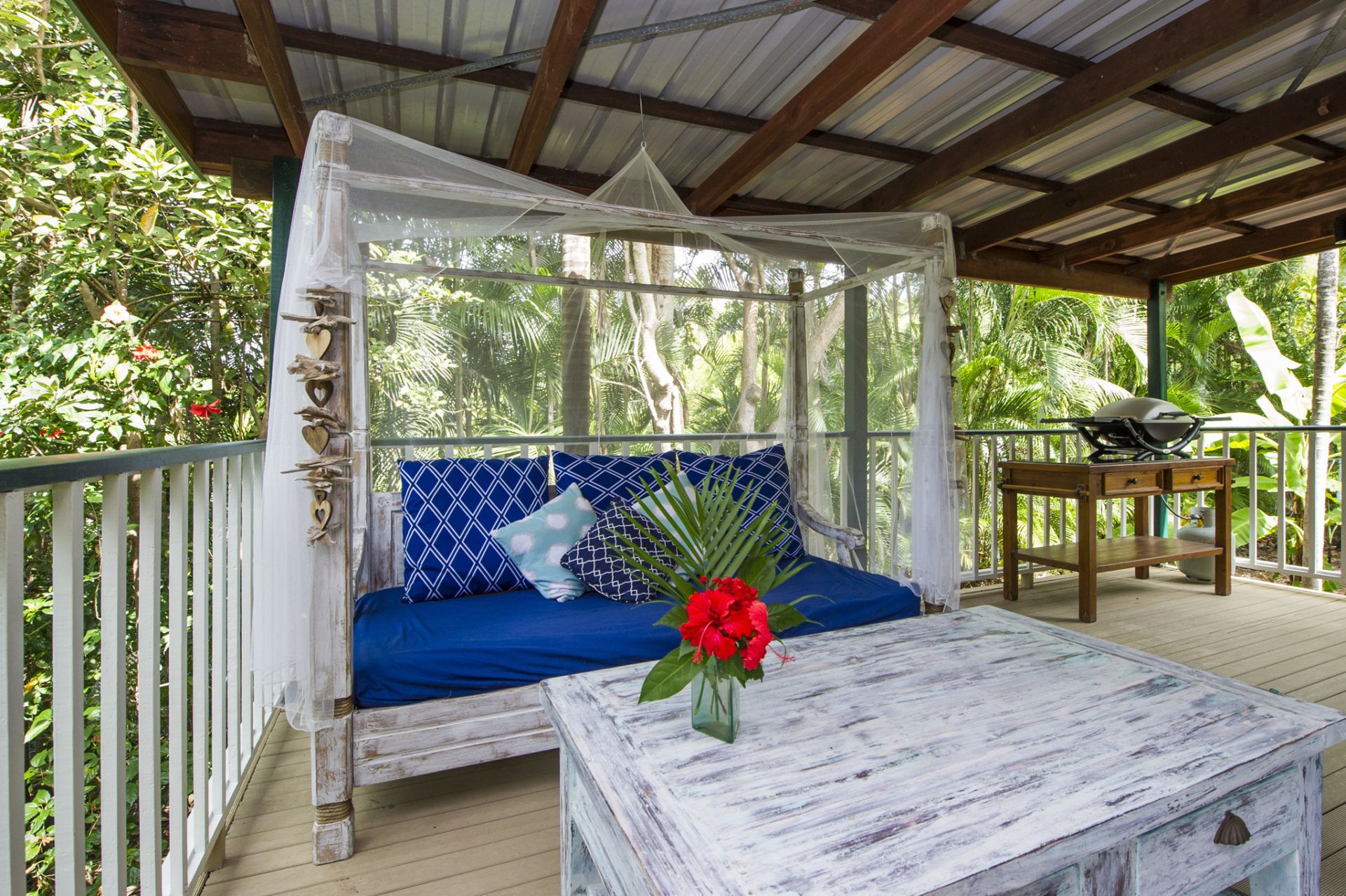 Casa Familiar, 3 quartos, vista para o jardim | Varanda