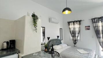 Apartamento de Luxo, vista para o mar | 1 quarto, roupa de alta qualidade, cofre no quarto