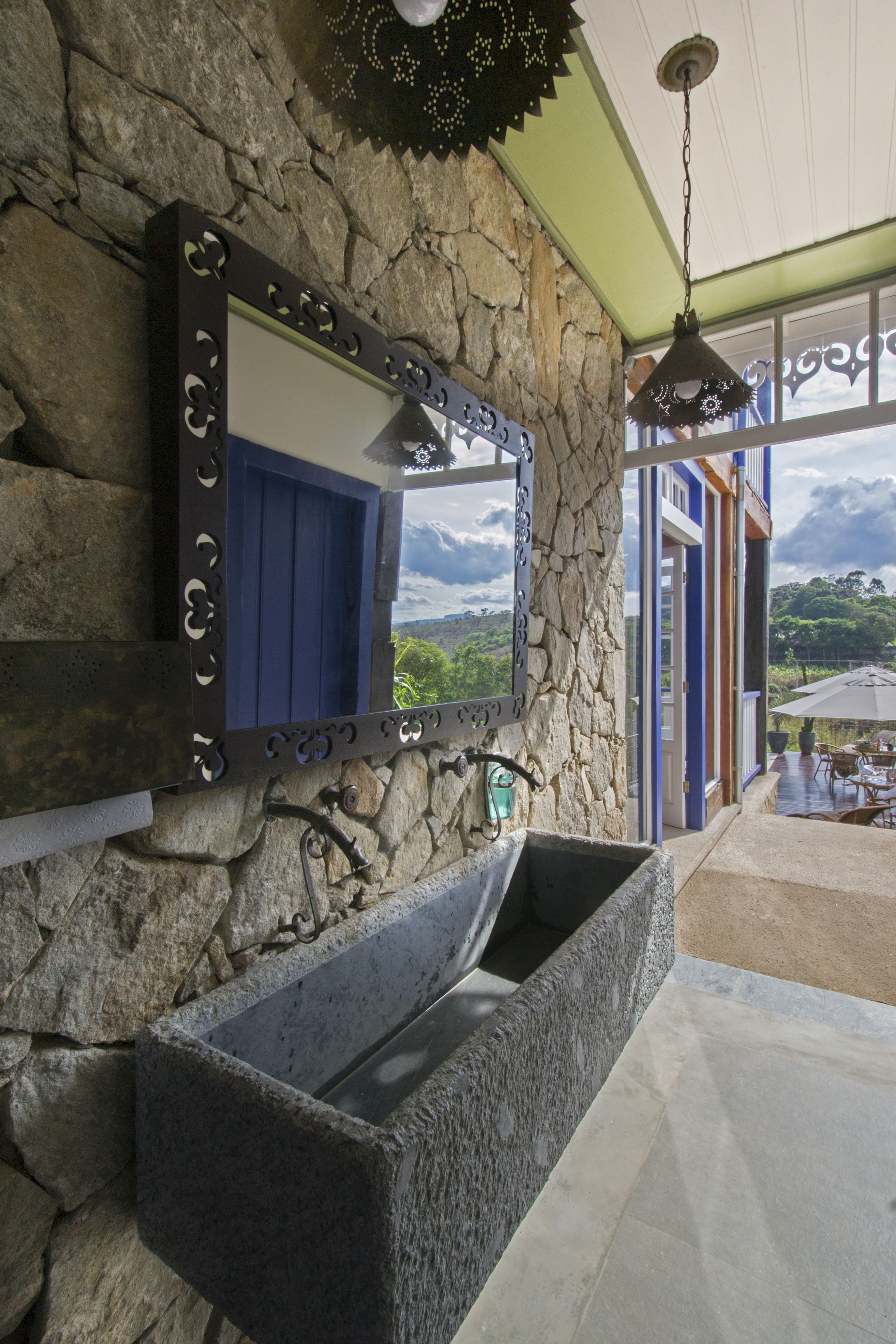 Bar à beira da piscina