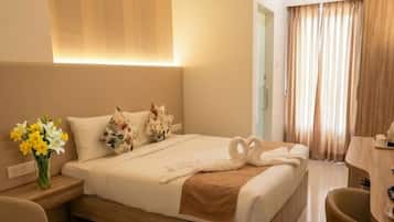 Quarto Executivo | 1 quarto, roupa de alta qualidade, minibar grátis, secretária