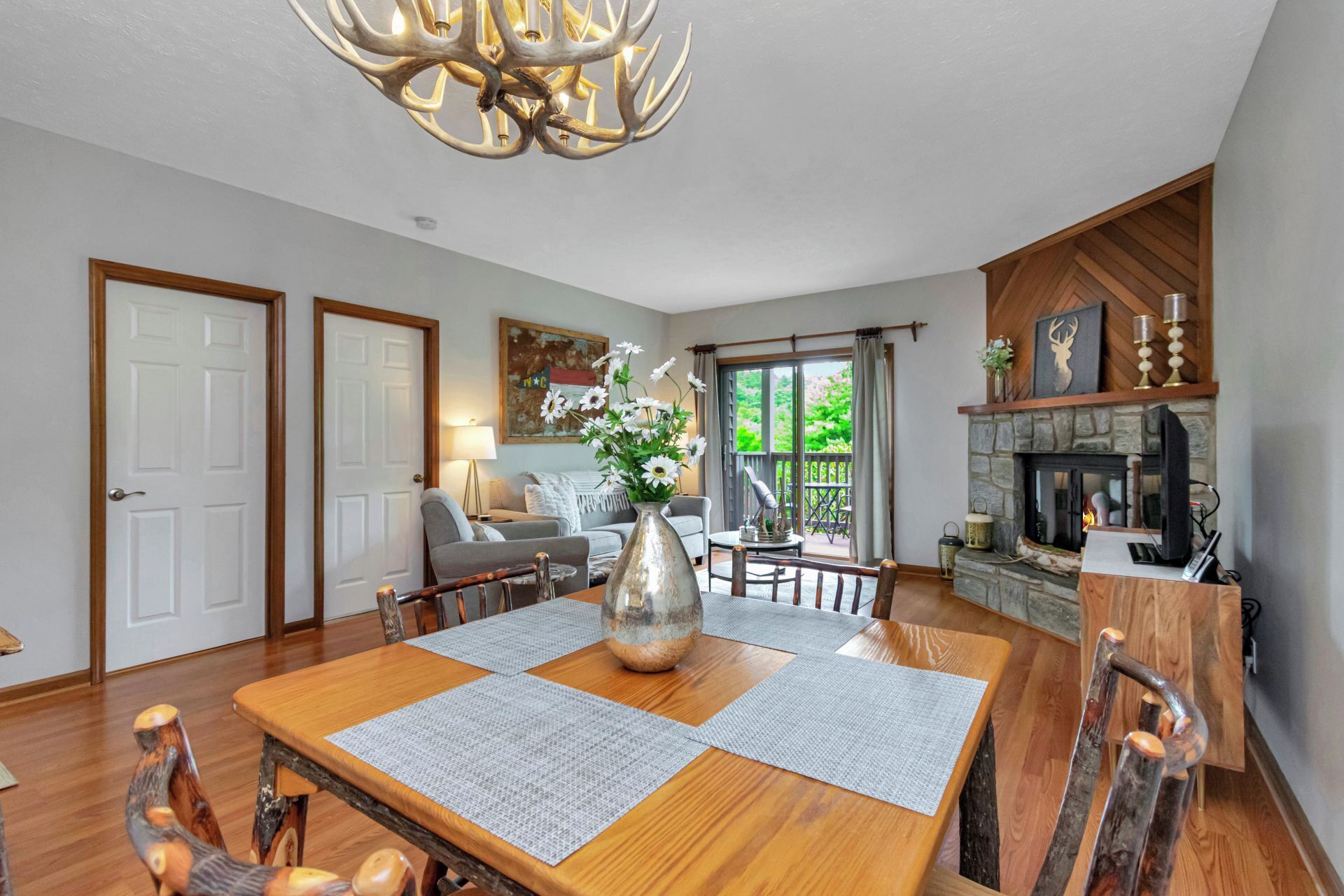 Finch 3 | Fireplace, Restaurant, Pool, Spa - Boone, NC