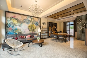 Sala de estar do lobby
