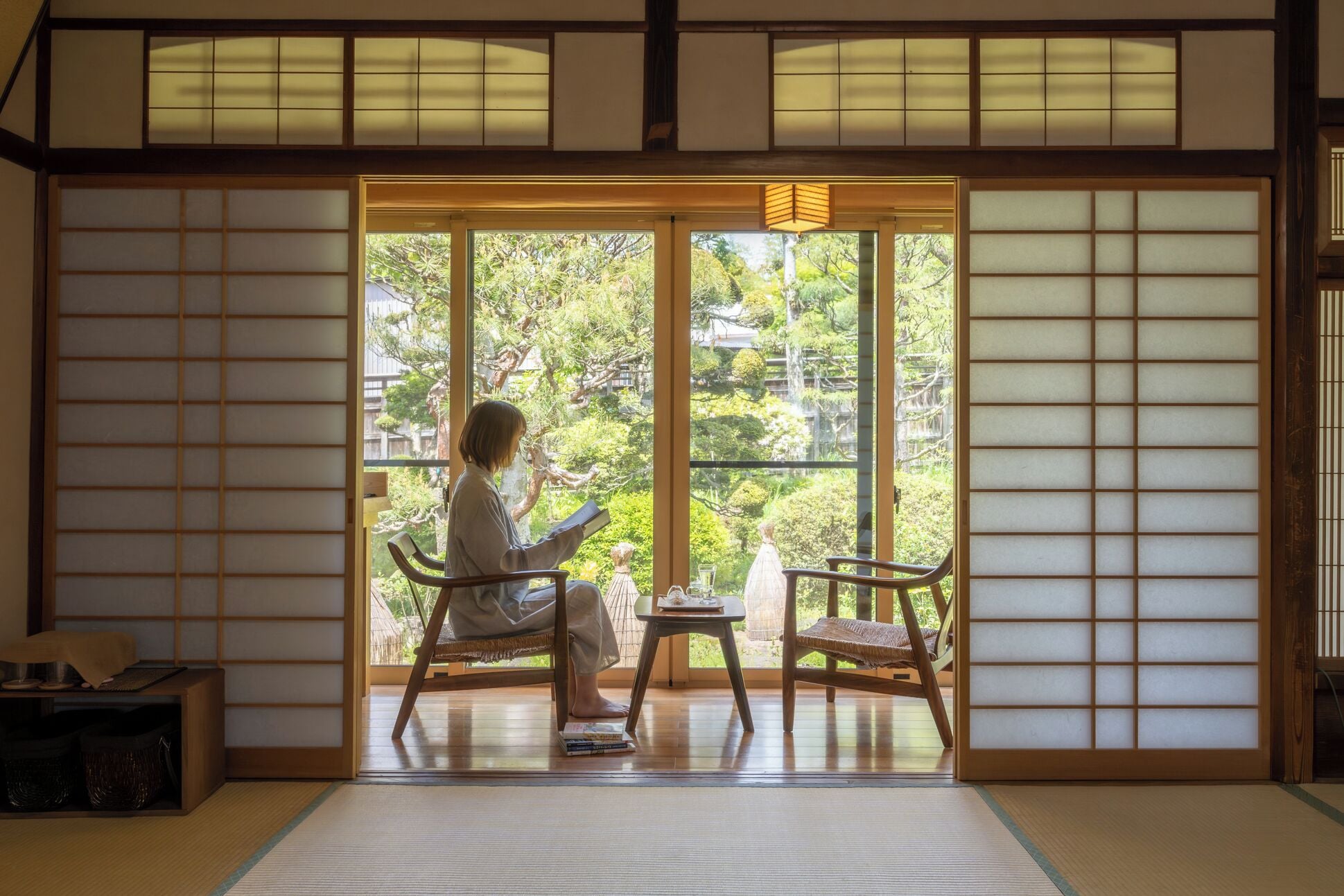 Quarto, para não fumantes (Rindo, Japanese-style room) | Edredons de pluma, cofres nos quartos, escrivaninha