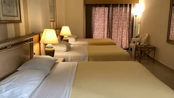 Roupas de cama premium, frigobar, cofres nos quartos, Wi-Fi de cortesia