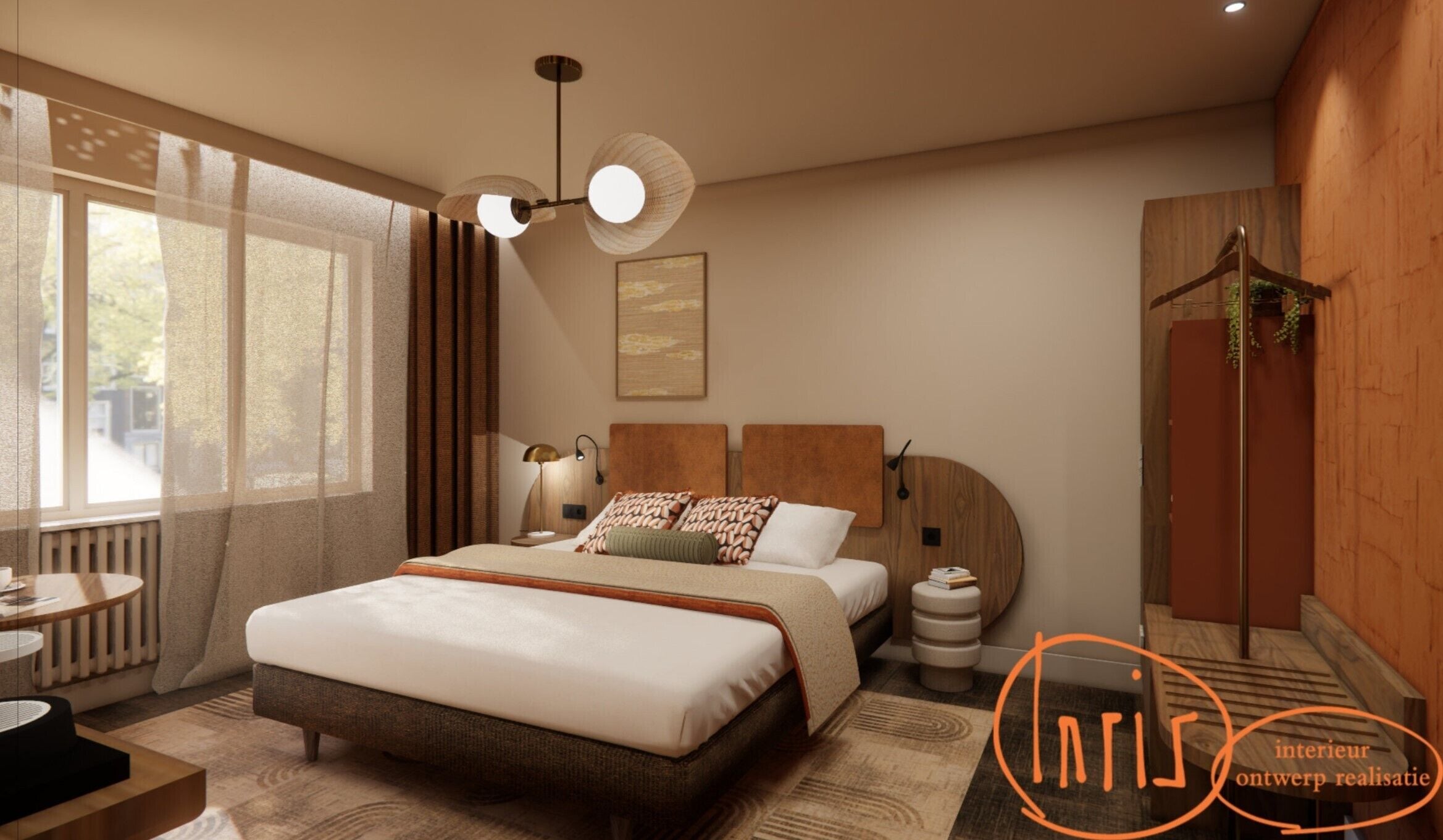 Comfort Room Sea View | Secretária, ferro/tábua de engomar, berços/camas para crianças 