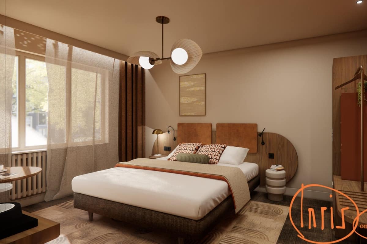 Comfort Room Sea View | Secretária, ferro/tábua de engomar, berços/camas para crianças