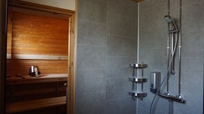 Casa de Campo, 1 quarto, sauna | Duche na casa de banho
