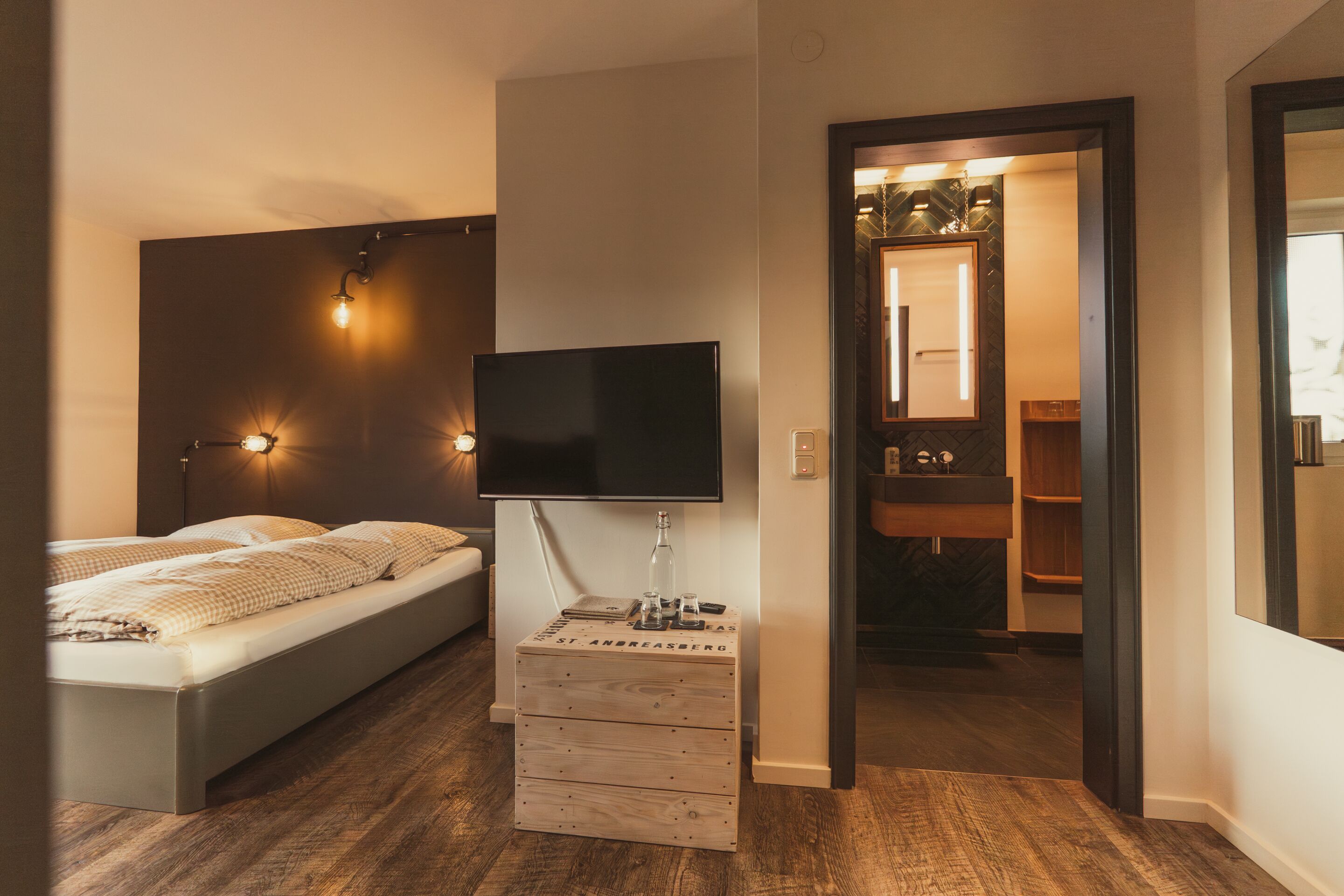 Quarto Duplo Superior, casa de banho privativa, vista para a montanha ( #2 - Bergwerksetage) | Comodidade do quarto