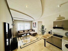 Penthouse Premium, 1 cama de casal | Sala de estar
