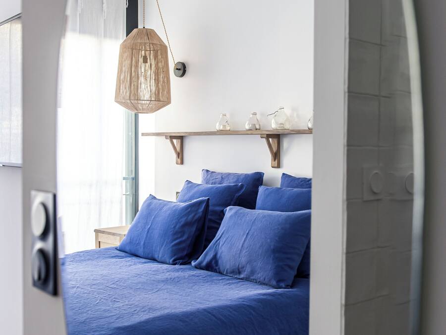 Quarto Duplo Standard | Roupa de alta qualidade, camas de colchão pillowtop