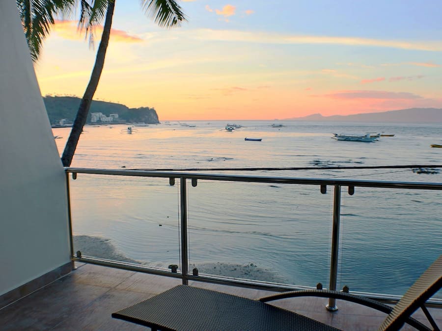 Quarto Deluxe, em frente à praia | Vista do quarto