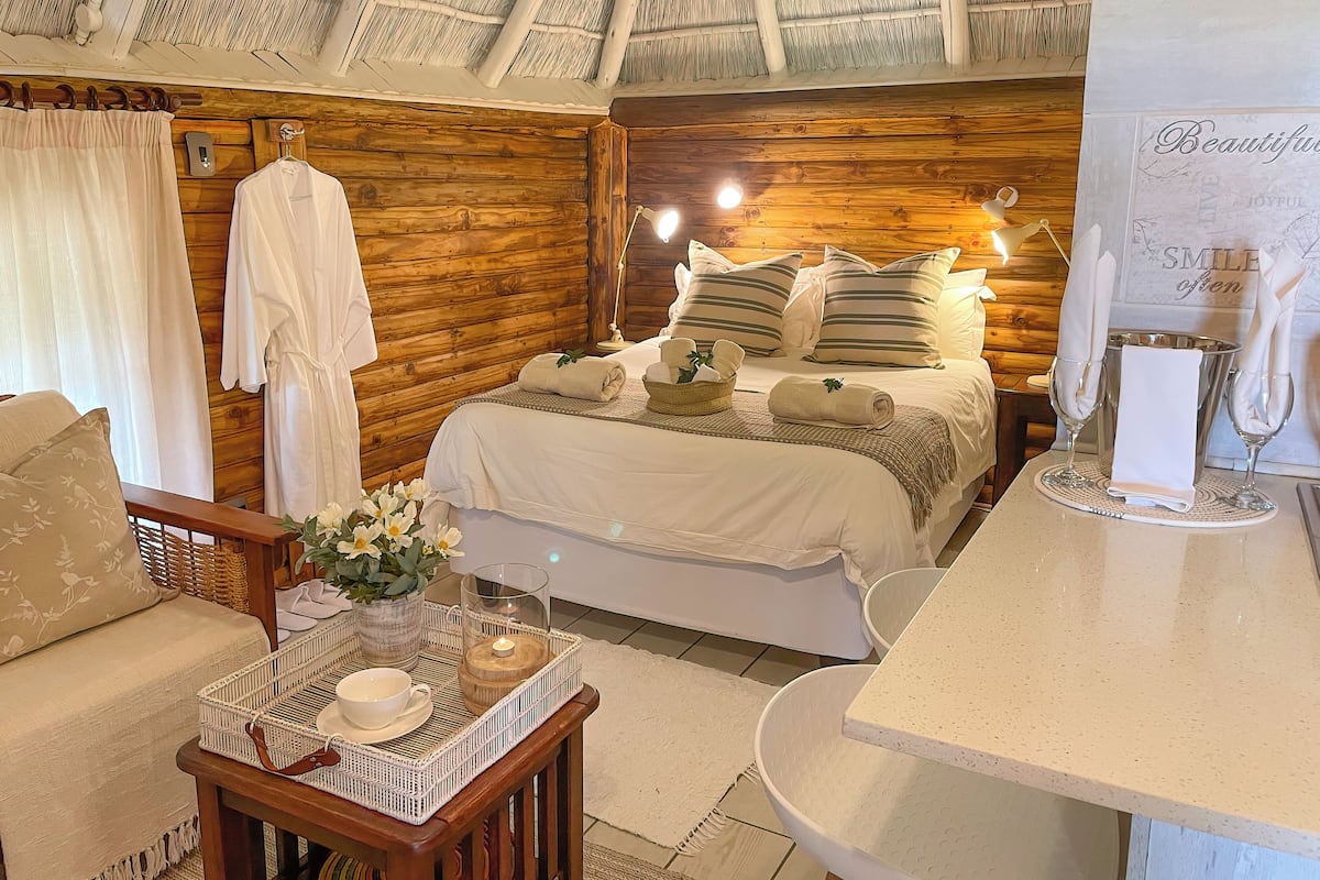 Casa de Campo Standard (Log Cottage 3) | 1 quarto, Wi-fi, roupa de cama fornecida