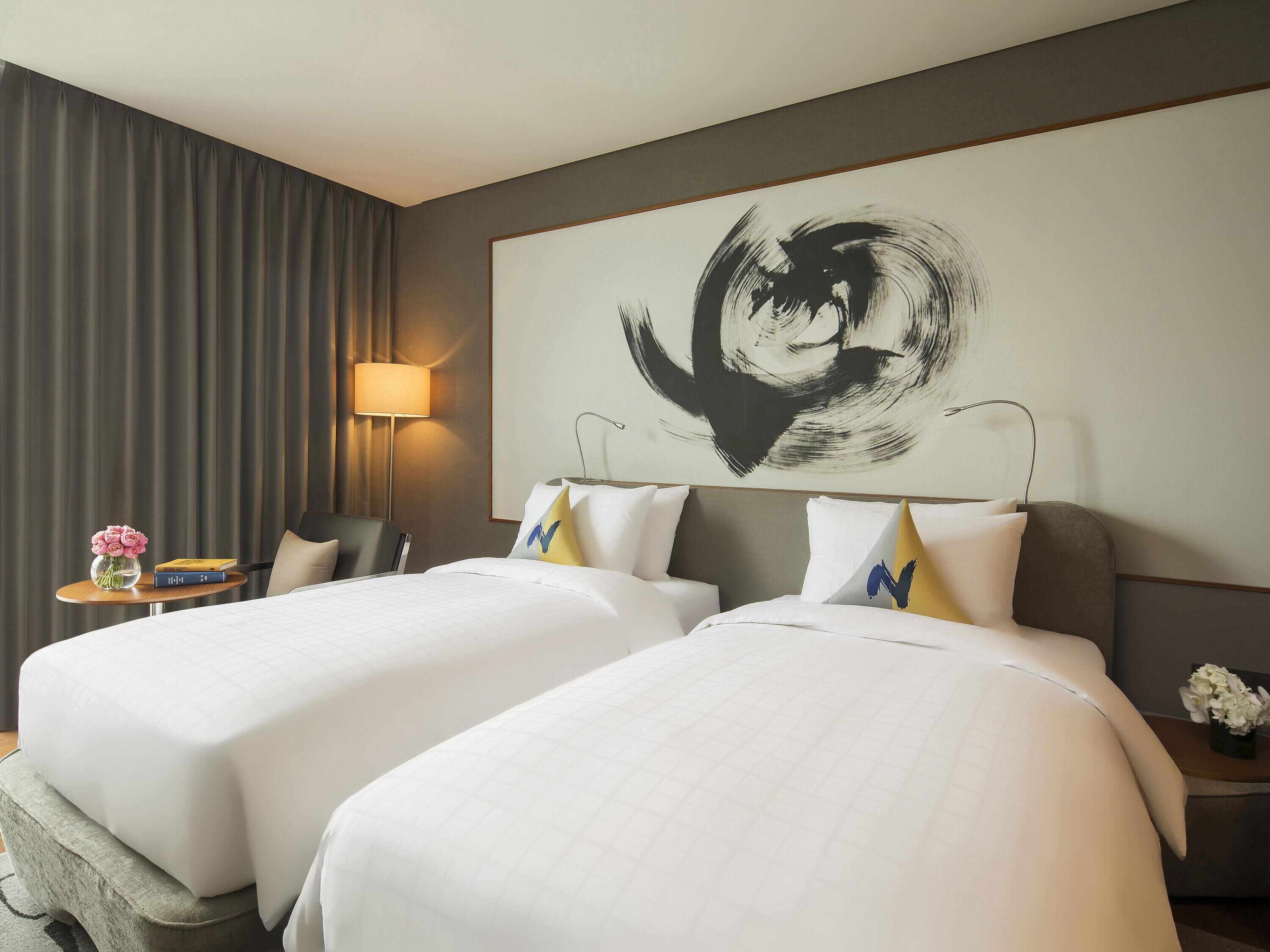 Quarto Superior, 2 camas individuais | Roupa de alta qualidade, edredões de penas, minibar, cofre no quarto 