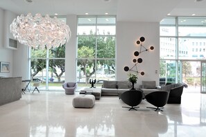 Sala de estar do lobby