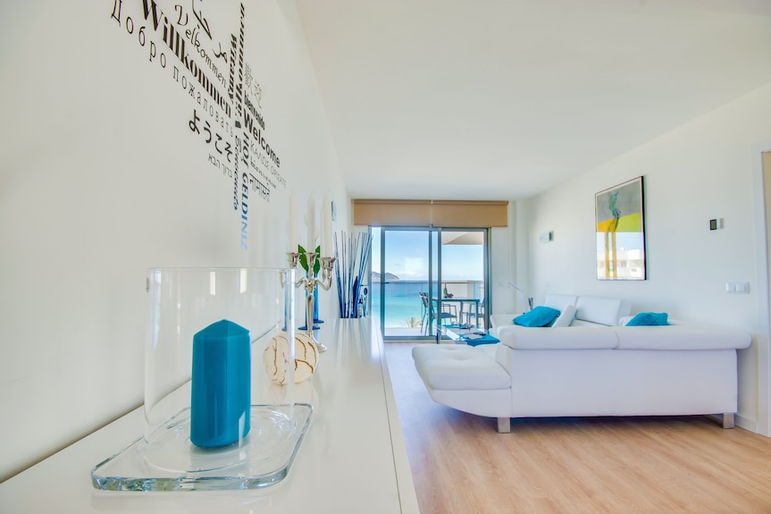 Moderne Appartement Vue Mer Sur La Plage - Sa Coma