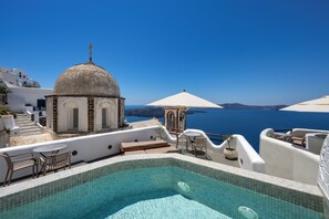 Signature Cave Suite, Outdoor Hot Tub | Vista da varanda