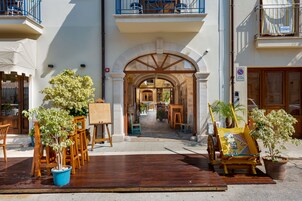 Entrada do alojamento