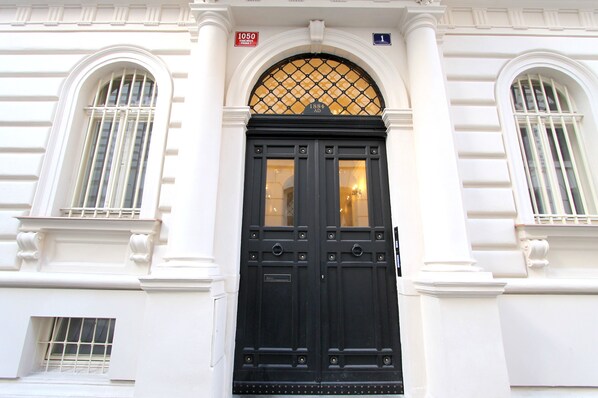 Entrada do alojamento