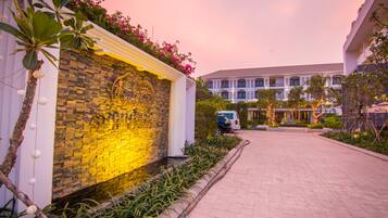 Entrada do alojamento