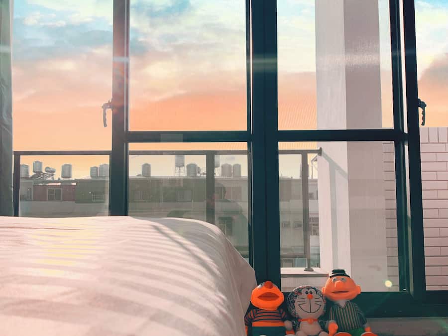 Quarto Duplo Deluxe, 1 cama de casal (401) | Edredões de penas, secretária, cortinas/cortinados opacos