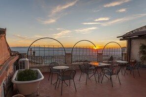 Terraço no piso superior