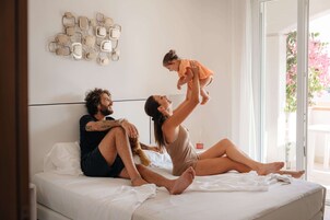 Suíte superior, 1 quarto, sacada | Lençóis italianos Frette, roupas de cama premium