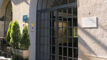 Entrada do alojamento