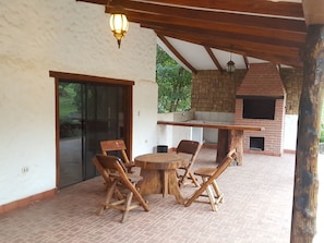 Cabana família, 2 quartos (6) | Terraço/pátio